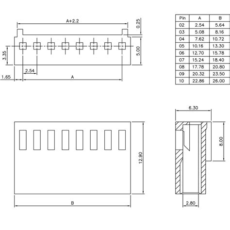Polarized Header 2 Pin Female Protostack