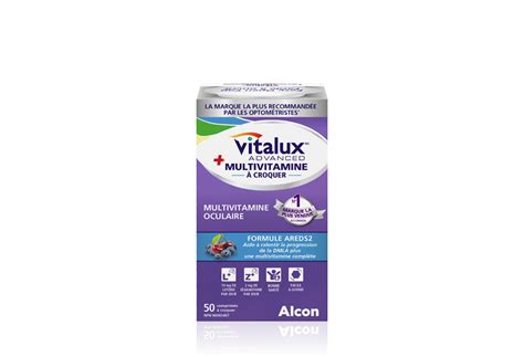 Vitalux Advanced Multivitamine Croquable Santé Oculaire And Dmla