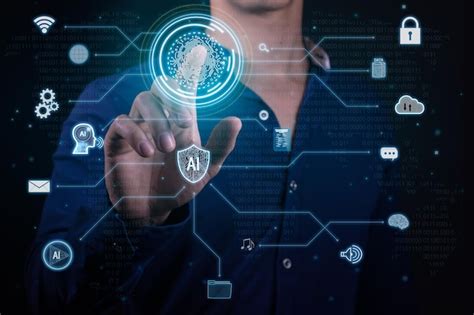 Premium Photo Biometric Authentication And Ai Cybersecurity