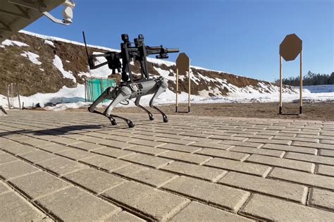 Robot Dog With Submachine Gun Is Dystopian Nightmare Fodder