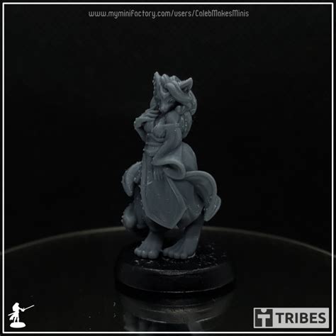 3d Printable Nsfw Yuri The Oracle Pinup [pre Supported] Kitsune