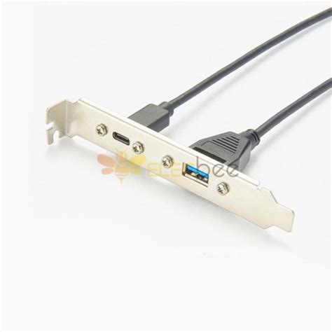 Usb 3 1 Type C And Type A Panel Cable Mount Motherboard Header High Speed Extension Adapter 30cm