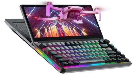 This Gorgeous RGB Backlit Mechanical Keyboard Comes With An Adjustable 13 Inch Touchscreen SD