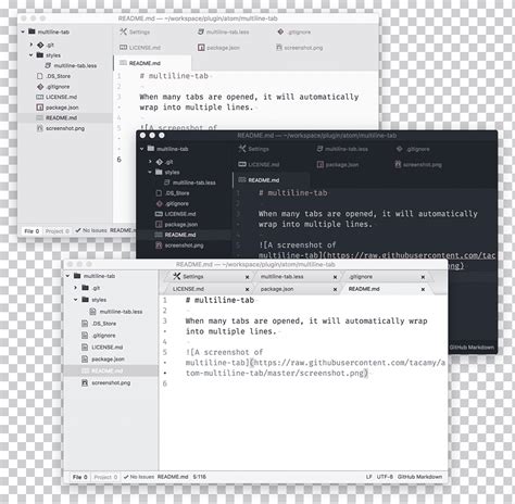 Atom Github Plug In Software De Computadora Github Texto Múltiple Medios De Comunicación Png