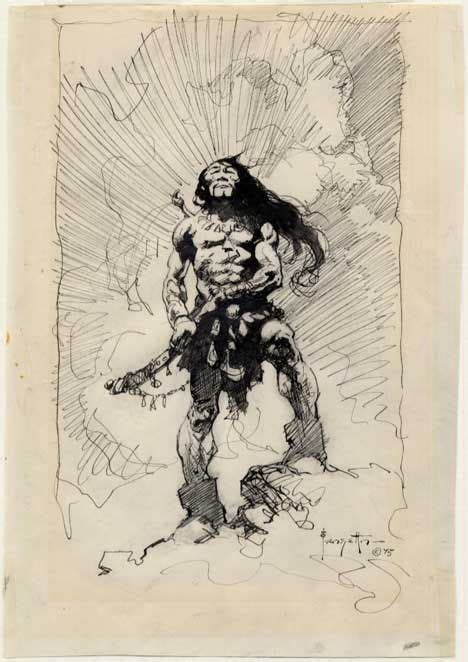 Scoop Where The Magic Of Collecting Comes Alive Frazetta Drawing