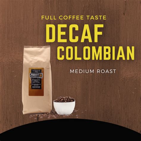 Decaf Coffee From Colombia Silver Medal