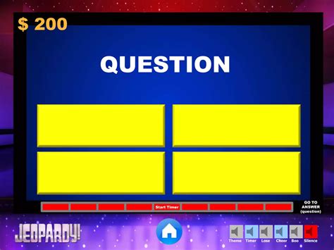Blank Jeopardy Template Educational Technology Pptx Computing Technology And Computing
