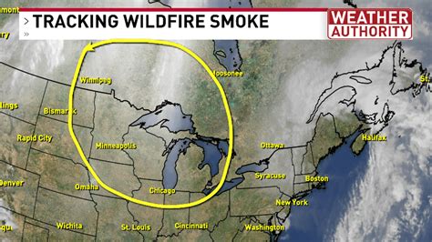 Tracking Canadian Wildfire Smoke Now Through Early Next Week