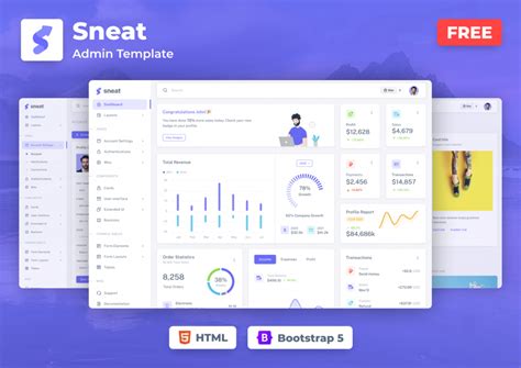 Best Free Bootstrap 5 Admin Dashboard Template Ease Template