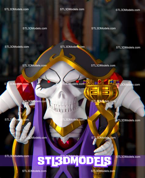 Ainz Ooal Chibi Stl 3d Model Stl 3d Models