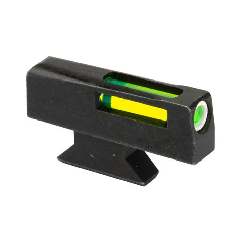 Hi Viz Litewave H3 Front Night Sight For Sandw Dx Revolvers Green Triti