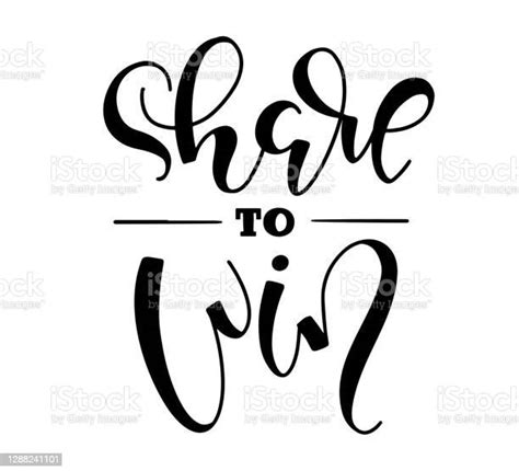 승리 공유 흰색 배경에 고립 된 검은 글자 포스터 사진 오버레이 인사말 카드 티셔츠 프린트 및 소셜 미디어에 대한 벡터 일러스트레이션 T 셔츠에 대한 스톡 벡터 아트 및