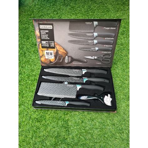 Jual Lock N Lock Pisau Set Stainless Dilapis Anti Lengket Peralatan Shopee Indonesia