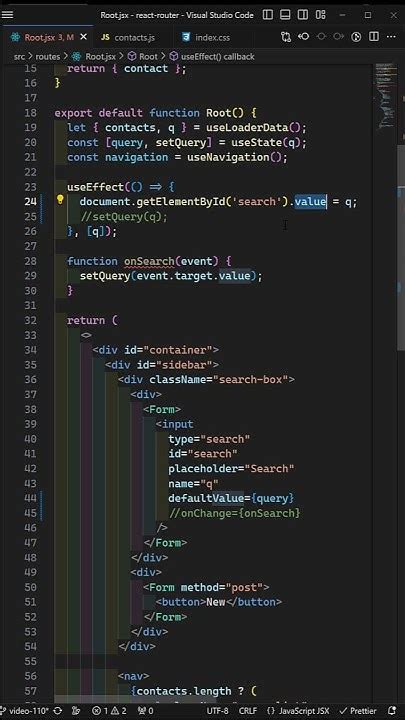 Sync The Search Box Value With Query Search Param In React Router