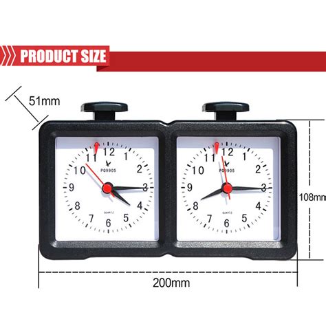 Quartz Digital Chess Clock Count Up Down Timer Spo Vicedeal