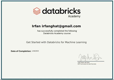databricks irfan g