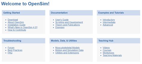 show welcome page when opensim starts · issue 499 · opensim org opensim gui · github