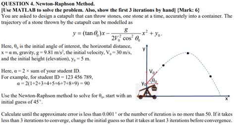 Solved QUESTION Newton Raphson Method Use MATLAB To Chegg