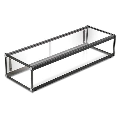 Norsk Tall Fridge Display Cabinet 235l Black Display Cabinet