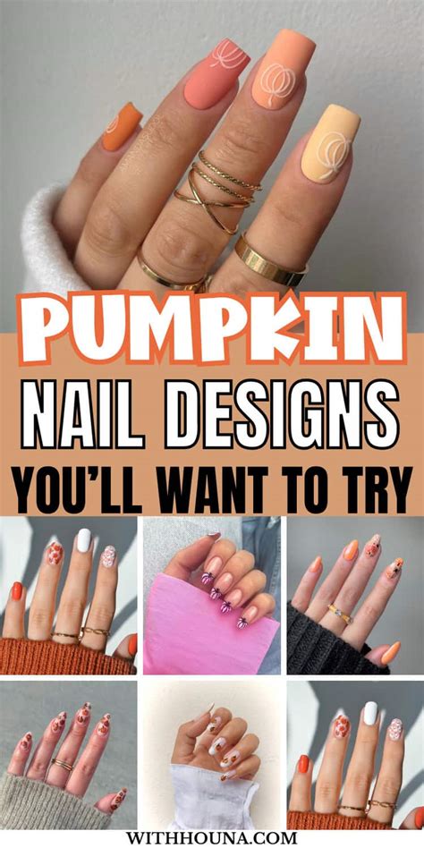 47 Cute Pumpkin Nail Designs And Pumpkin Nails To Cherish Fall With Houna