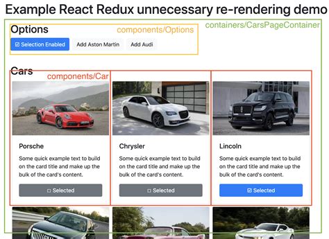 Github Jasonmorererendering React Redux Example App Showing Bad Redux Patterns Which Lead To