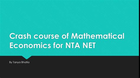 Nta Ugc Net And Set Exams Hindi Crash Course On Mathematical