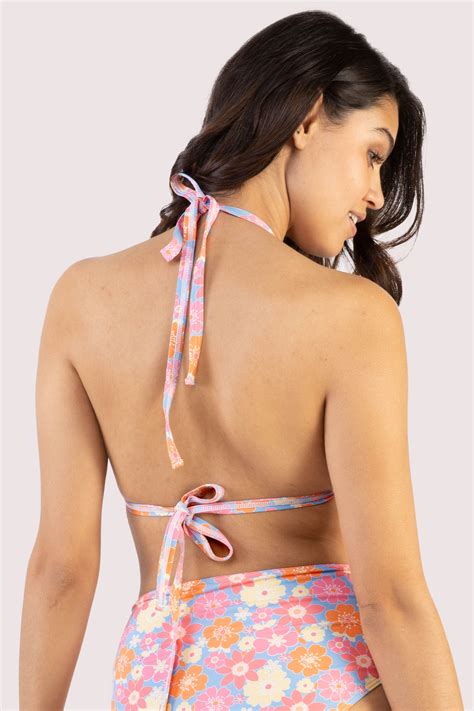 Floral Triangle Bikini Top Fuller Bust Exclusive Playful Promises Usa