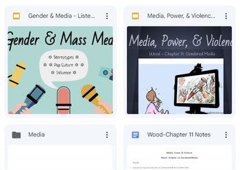 Gender Media PPT BUNDLE By Philosop HER TPT