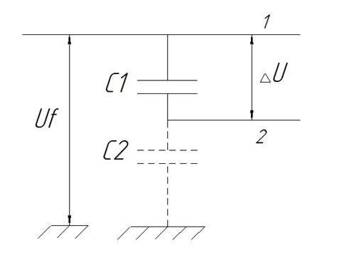 Structural Diagram Of A Capacitive Voltage Divider Download Scientific Diagram