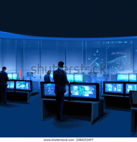 Image Depicts Modern Network Operations Center Ai Generated Image 2384253497 Shutterstock