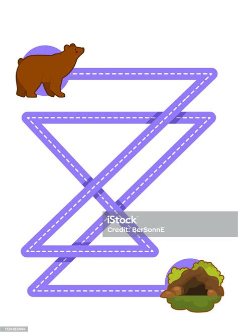 아이 들에 있는 정밀한 모터 기술의 발달을 위한 교육용 인쇄 가능한 게임 0명에 대한 스톡 벡터 아트 및 기타 이미지 0명 개발 교육 Istock