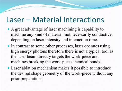Laser Beam Machining Process Pptx