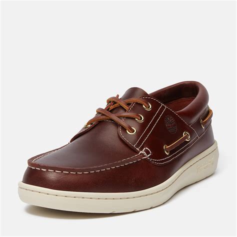 Portofino Pier Boat Shoe For Men In Burgundy