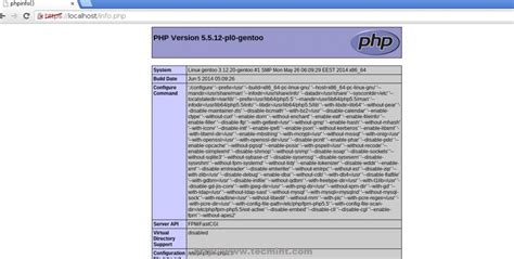 Installing Lemp Linux Nginx Mysqlmariadb Phpphp Fpm And Phpmyadmin In Gentoo Linux
