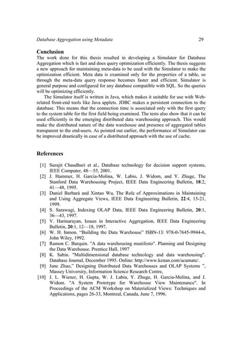 Database Aggregation Using Metadata Pdf