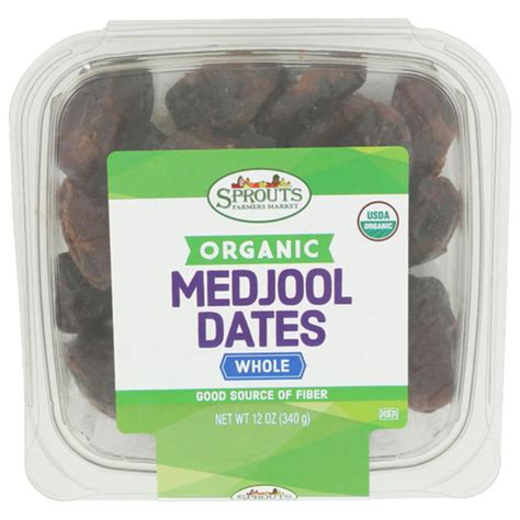 Sprouts Organic Whole Medjool Dates Fig App