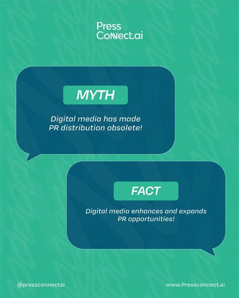 Pressconnect Ai On Linkedin Myth Fact Mythvsfact Digitalpr Globalprdistribution Prmarketing…