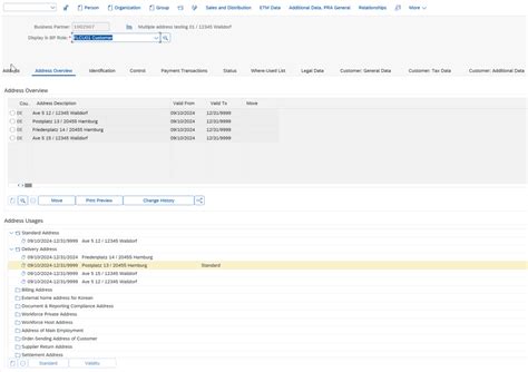 Multiple Address Handling How Address Determinati Sap Community