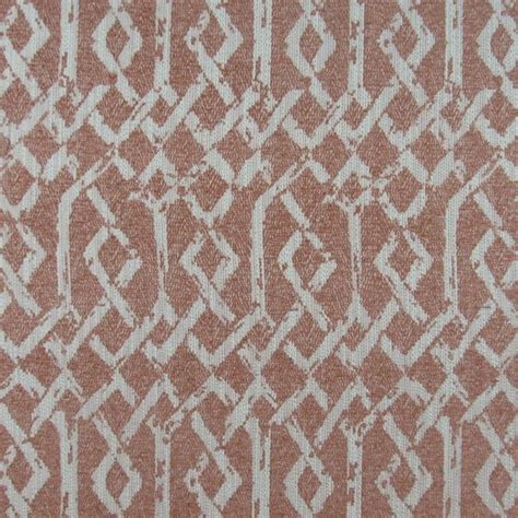 Textile Fabric Associates Aboria Coral Geometric Upholstery