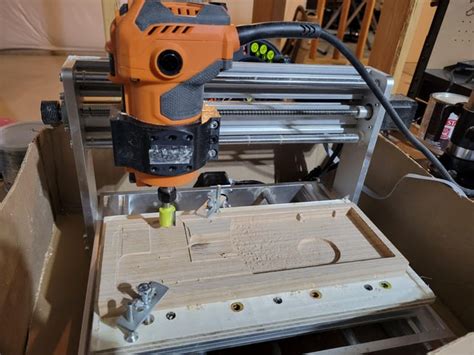 Ridgid Compact Router On My 3018 Makita Would Have Been Much Easier With A Cylindrical Body But