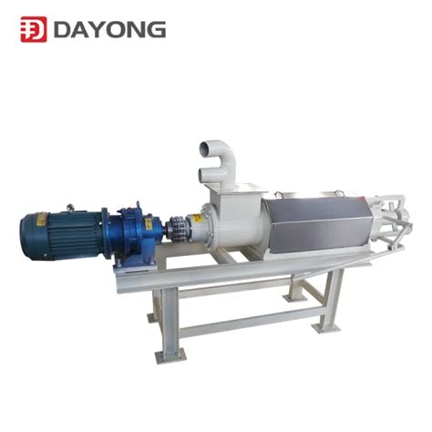 Squeeze Dryer Biogas Slurry Paper Pulp Cassava Screws Sludge Dewatering