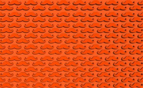 Representación 3d Fondo Del Día Del Padre De Muchos Bigotes Foto Premium