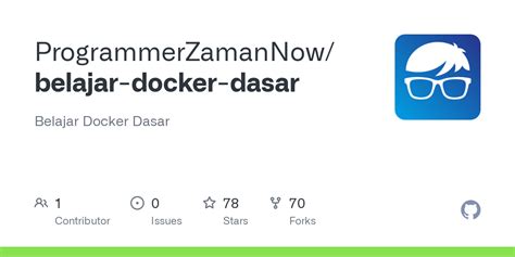GitHub ProgrammerZamanNow Belajar Docker Dasar Belajar Docker Dasar
