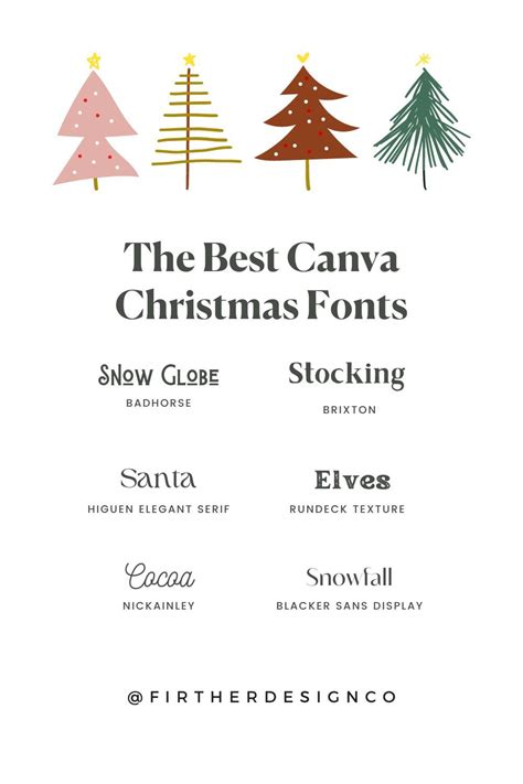 12 Must Have Christmas Canva Fonts To Make Your Designs Stand Out Artofit