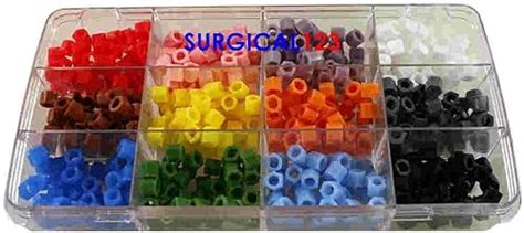 Kit De 240 Bandas De Color De Silicona Para Identificación De