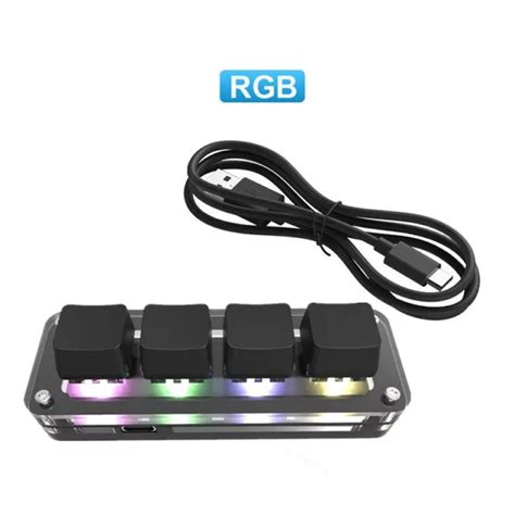 RGB GAMING KEYPAD Mechanical Macropad Programming Macro Custom Knob Keyboard F PicClick AU