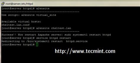 Creating Apache Virtual Hosts With Enabledisable Vhosts Options In