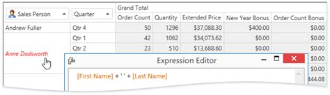Unbound Fields Wpf Controls Devexpress Documentation