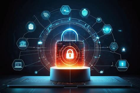 Premium Photo Defending Digital Fortresses Cyber Security At The