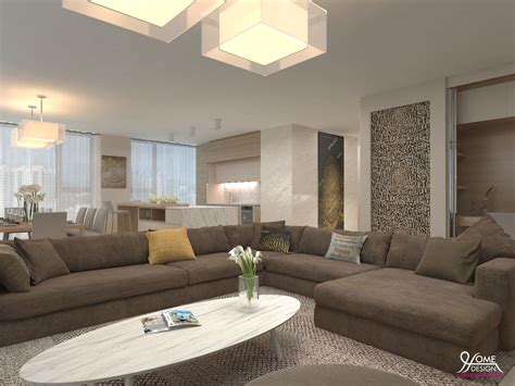 Проект на дневна Софтбилд гр София Интериор от Home Design